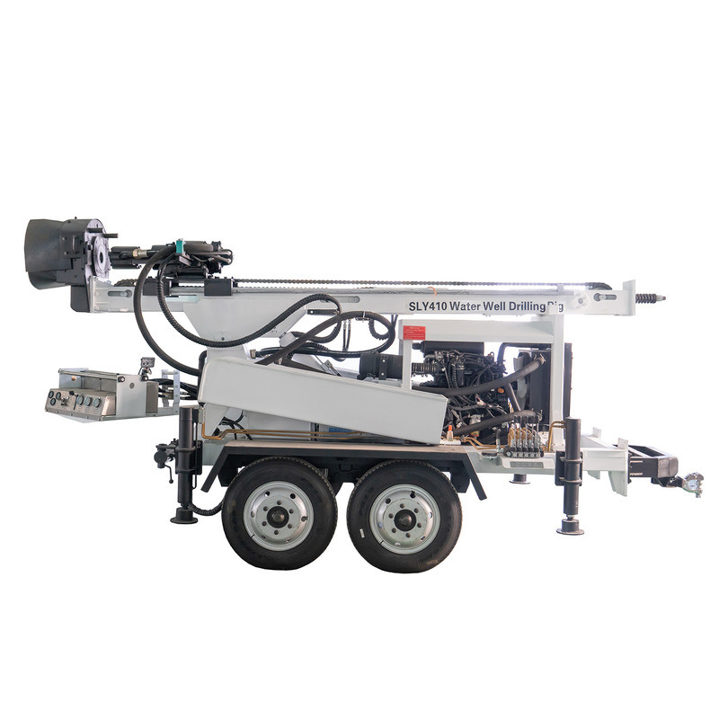 Trailer Mounted Drilling Rig - hydraulic trailer mounted water borehole ...